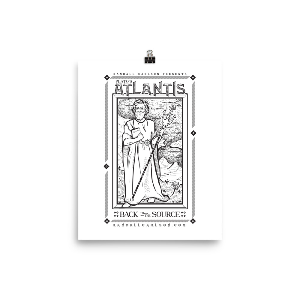 Carlson's Atlantis Poster - Randall Carlson