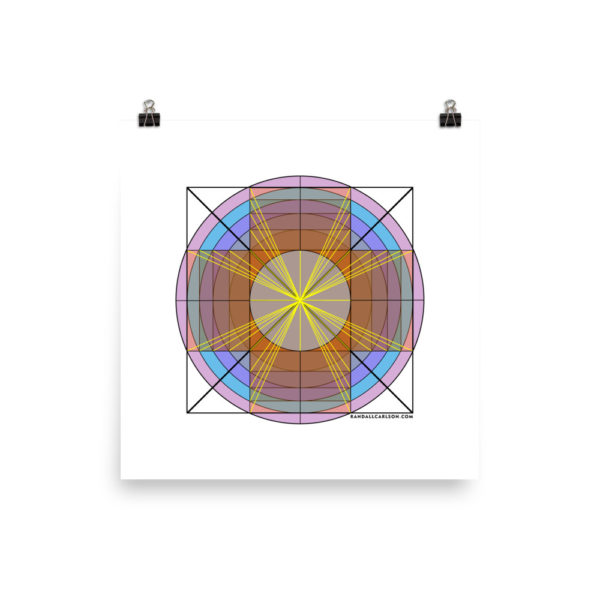 Dynamic Symmetry Poster (Multiple Sizes) - RandallCarlson.com